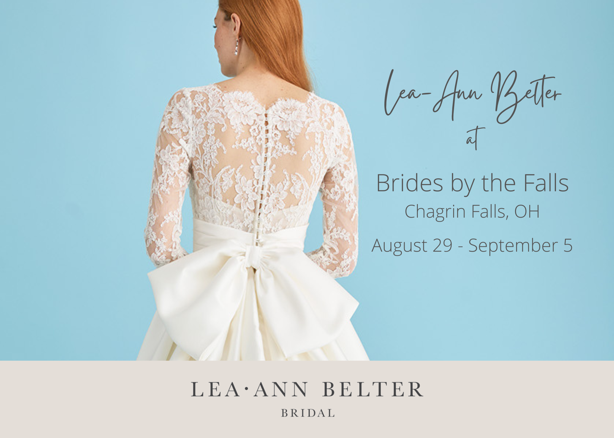 Wedding Dress Trunk Show in Ohio | Brides by the Falls