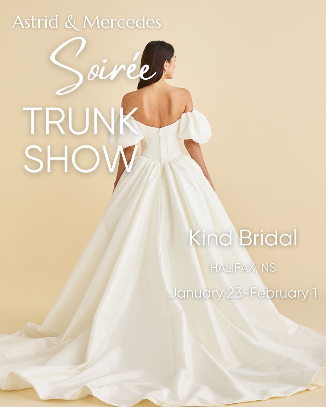 Bridal Gown Trunk Show Halifax, NS | Soirée Bridal Collection